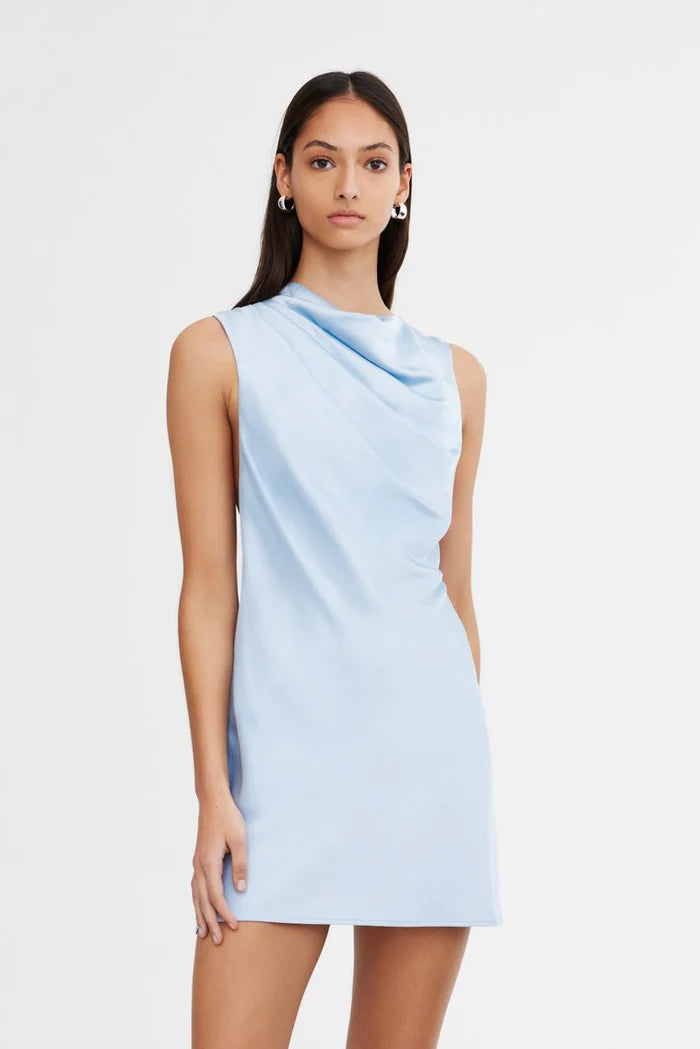 Annabel Bias Mini Dress - Ice Blue – Shop at the Mix Annabel Bias Mini Dress - Ice Blue – Shop at the Mix