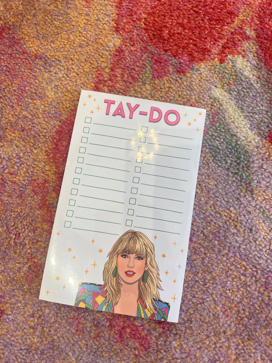 Notepad: Taylor Tay-Do List – Shop at the Mix