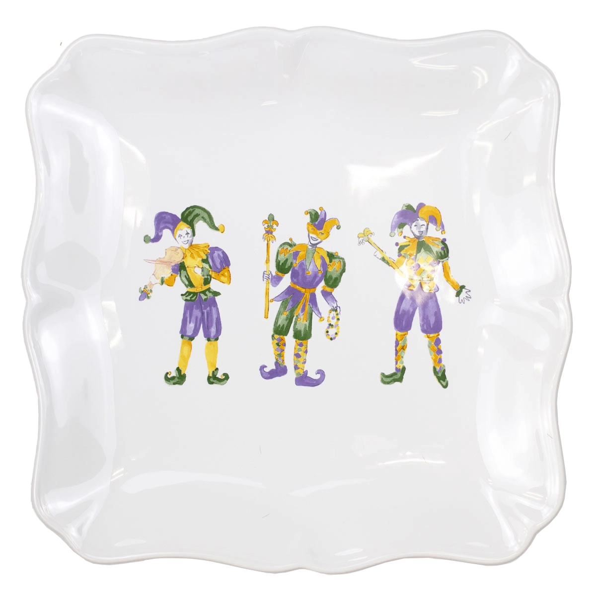 Mardi Jester Square Platter – Shop at the Mix